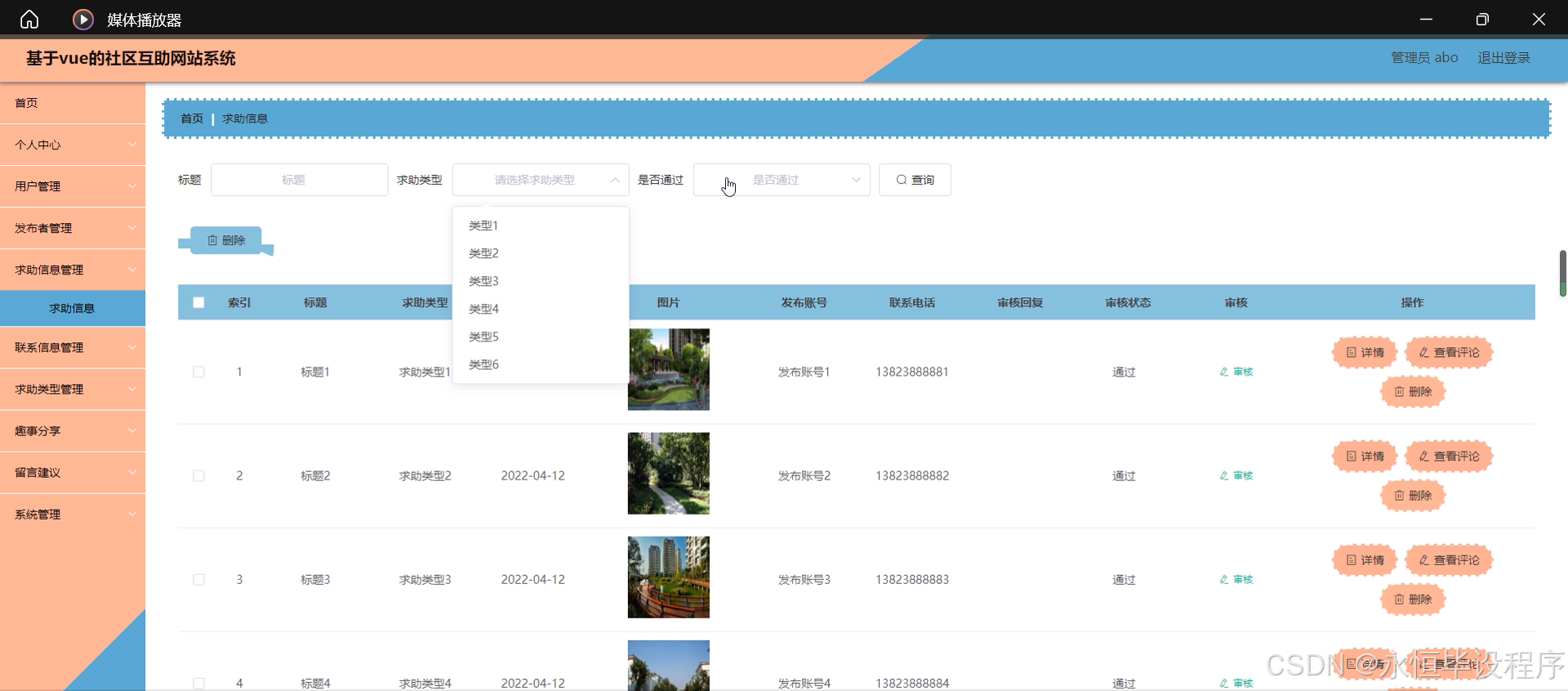 基于ssm+vue基于vue的社区互助网站系统(开题报告+源码+论文)-CSDN博客