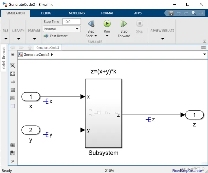 【Matlab学习日记】① Sinmulink自动代码生成教程_matlab自动生成代码-CSDN博客