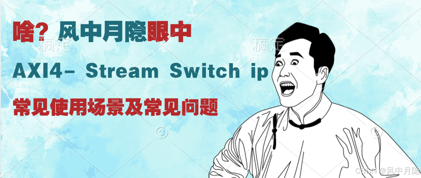 AXI4- Stream Switch ip常见使用场景及常见问题_axi stream switch-CSDN博客