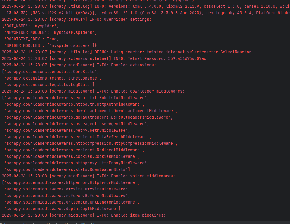Scrapy进阶封装（第一阶段：环境搭建，基本使用）_scrapy 爬虫 程序封装 流程-CSDN博客