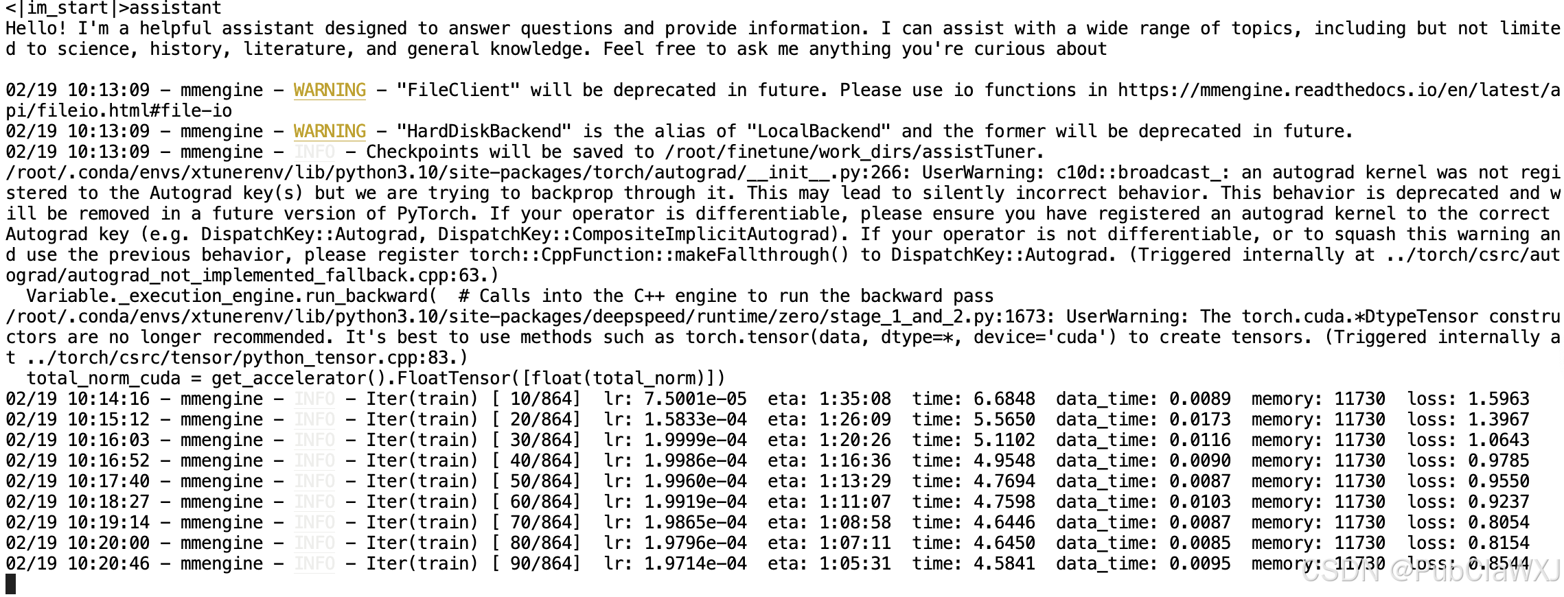 InternLM入门第六次作业--L1G5000 XTuner 微调个人小助手认知-CSDN博客