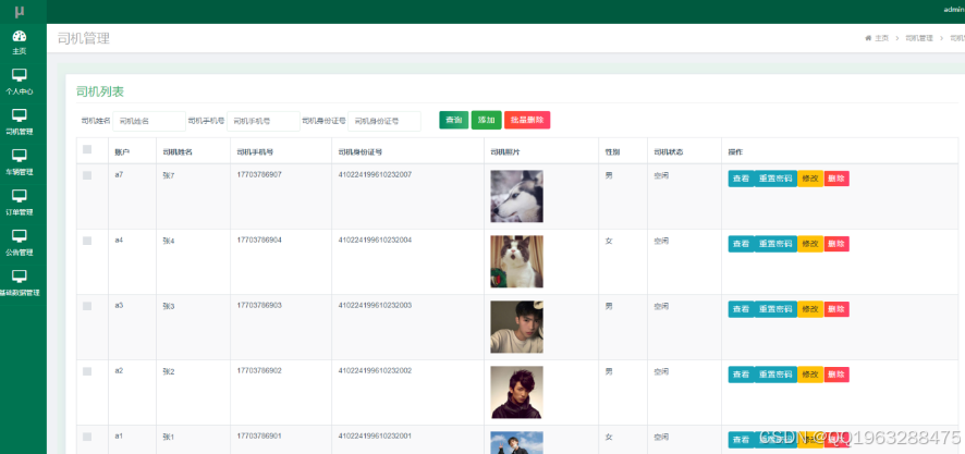 基于springboot+vue的车辆运输管理系统python+java+node.js+php-CSDN博客