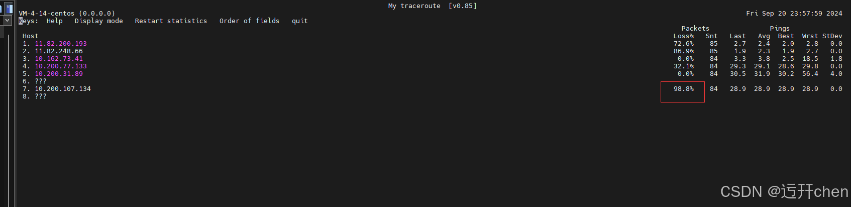 网络测试MTR_mtr工具下载-CSDN博客