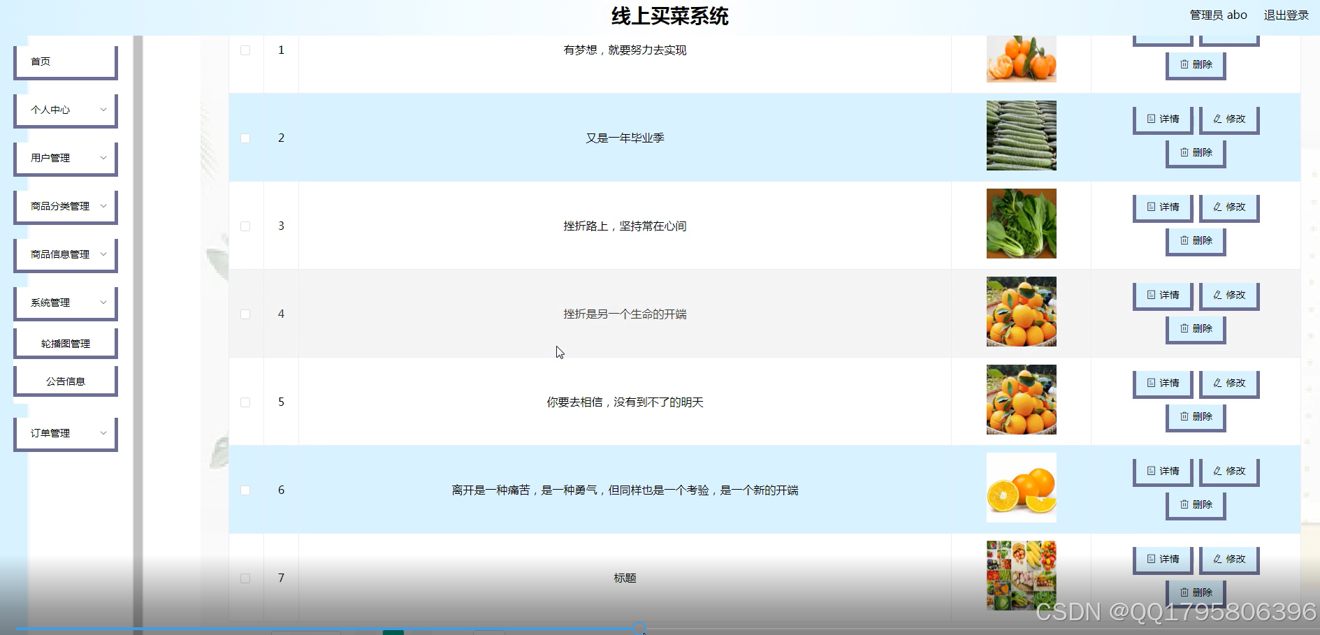 基于springboot+vue+java线上买菜系统vue含文档lw-CSDN博客