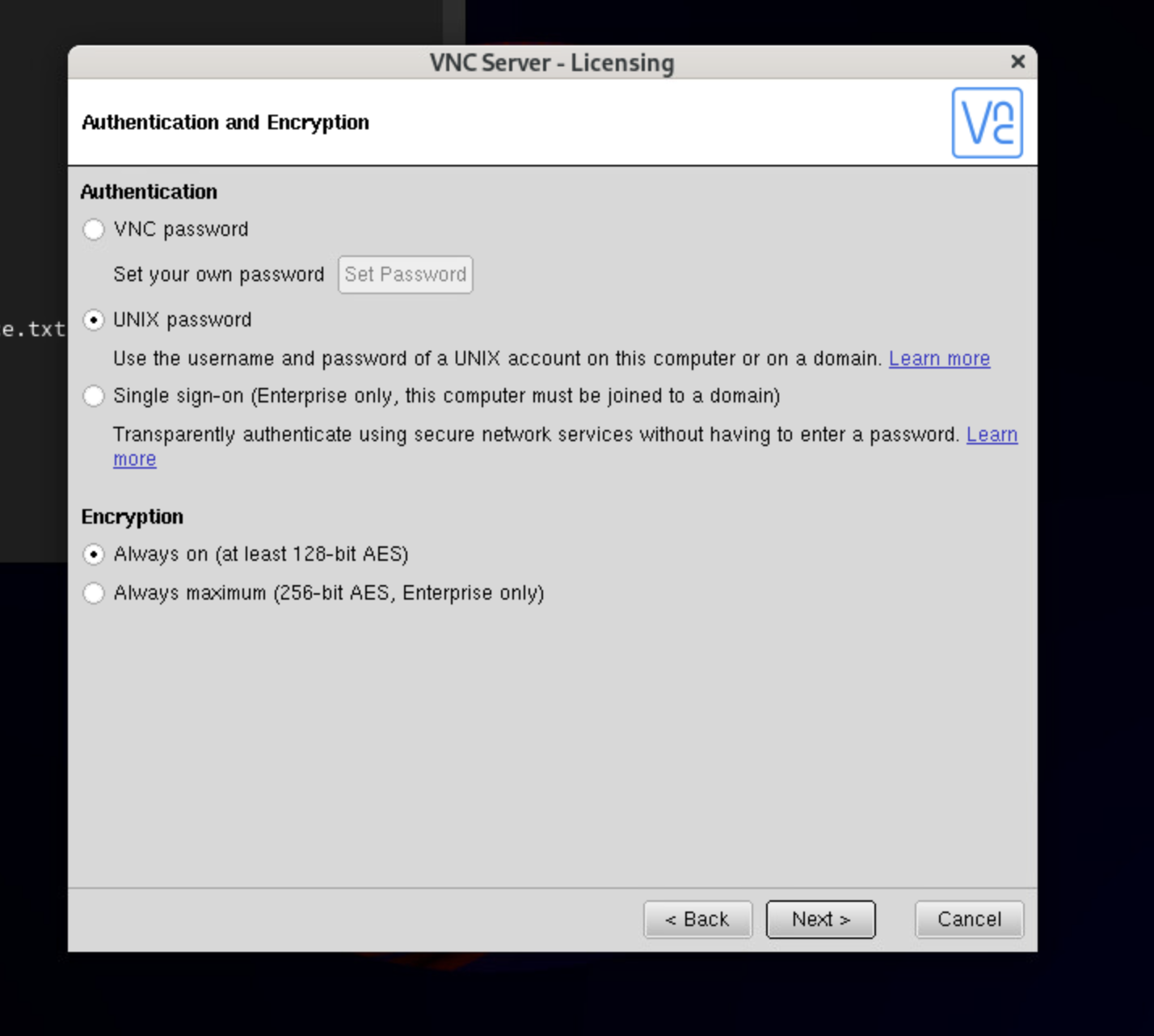 在Rocky Linux 8上设置RealVNC服务器和客户端|AlmaLinux 8_rocky linux vnc-CSDN博客