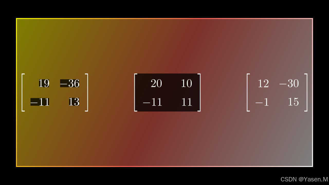 Manim教程：第10章 接近矩阵——用manim表达矩阵_manim 显示矩阵-CSDN博客
