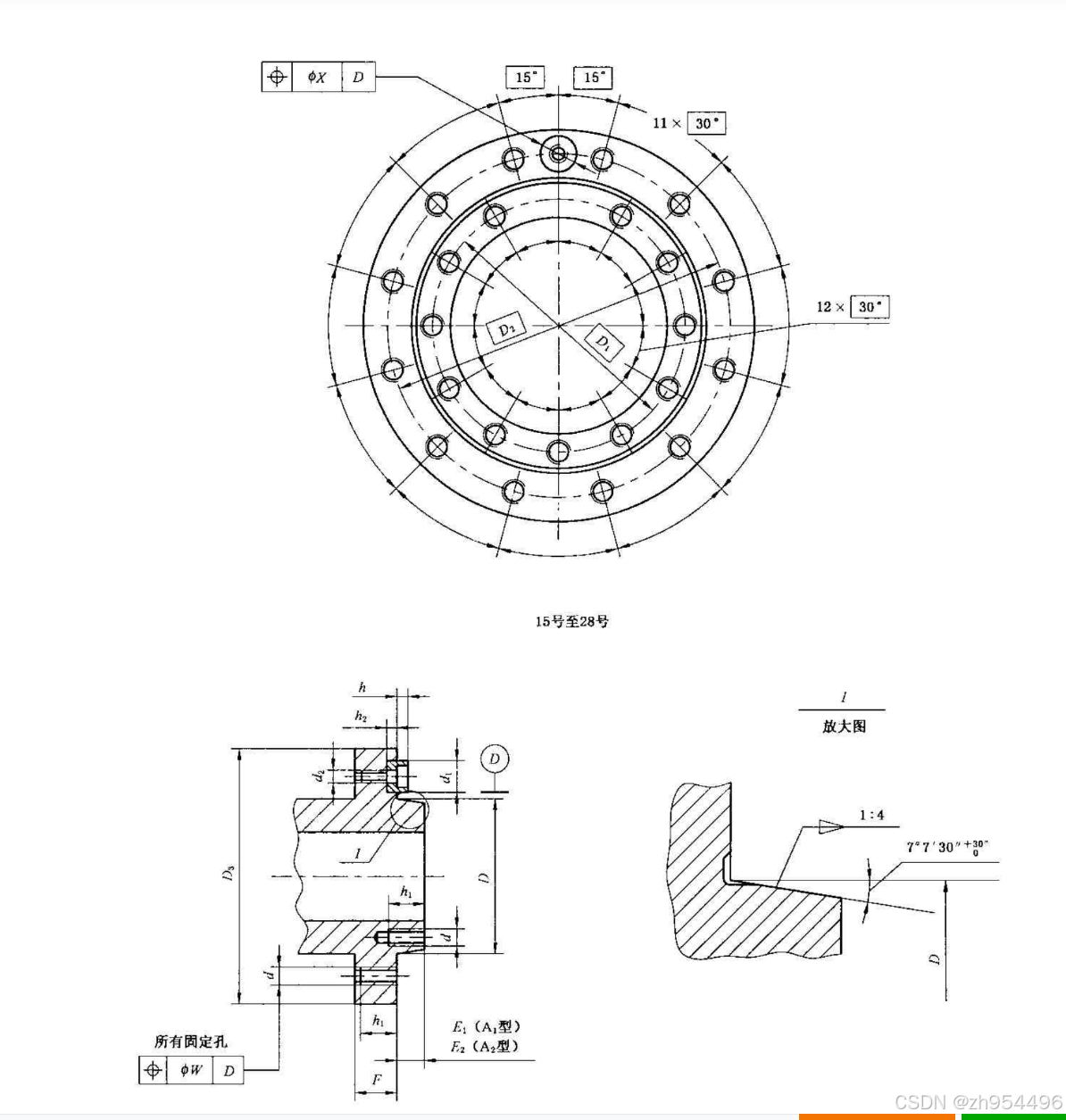 卡盘机床主端部与卡盘连接_车床卡盘法兰锥度尺寸-CSDN博客