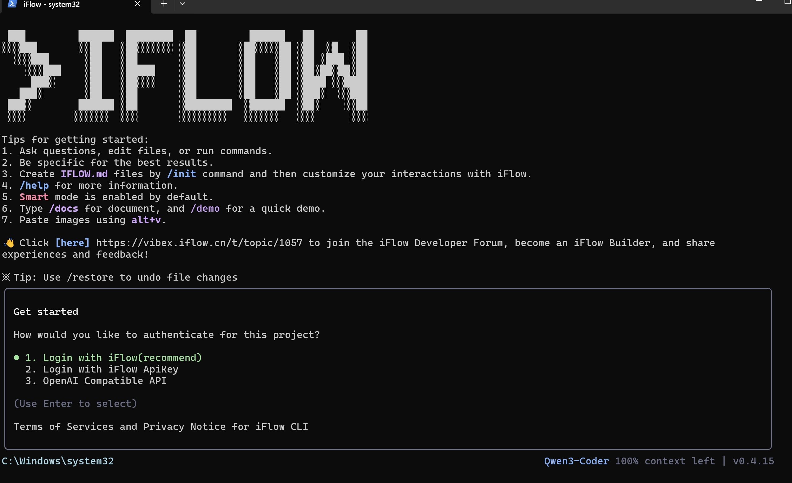 iFlow Cli — 运行于终端的AI工具-CSDN博客