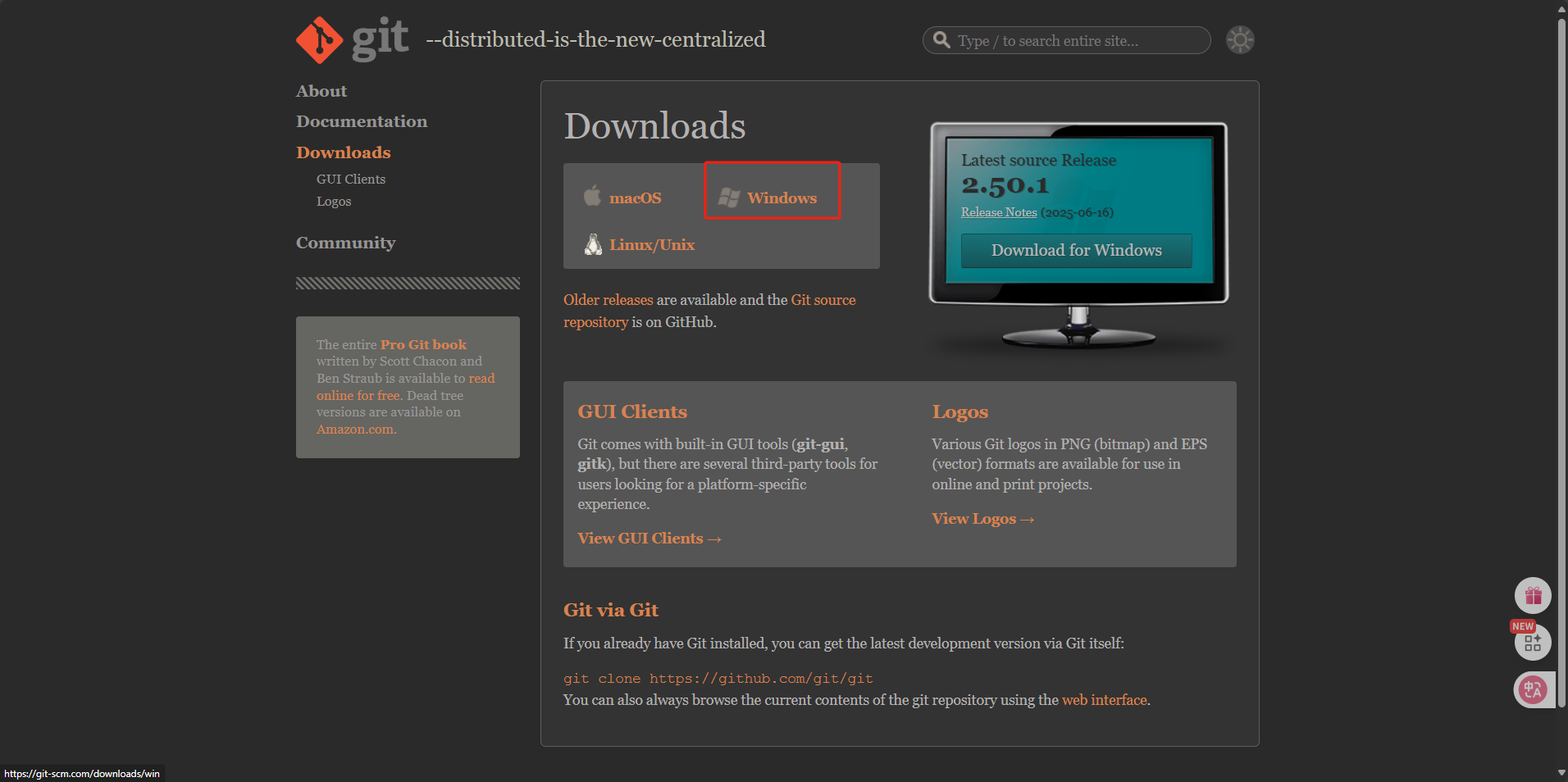 在Windows上安装GIT（小白）_cmd下载git-CSDN博客