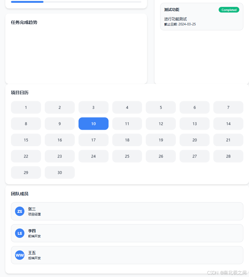 用vue Echarts构建项目管理进度可视化平台,完整代码分享 现代项目管理系统开发:进度追踪与任务分配全解析 从设计到实现:vue开发项目