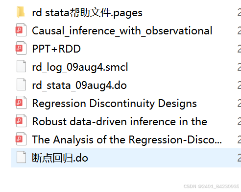 断点回归RDD stata操作详解：方法、数据、命令（包括模糊断点、精确断点、最优宽带-CSDN博客