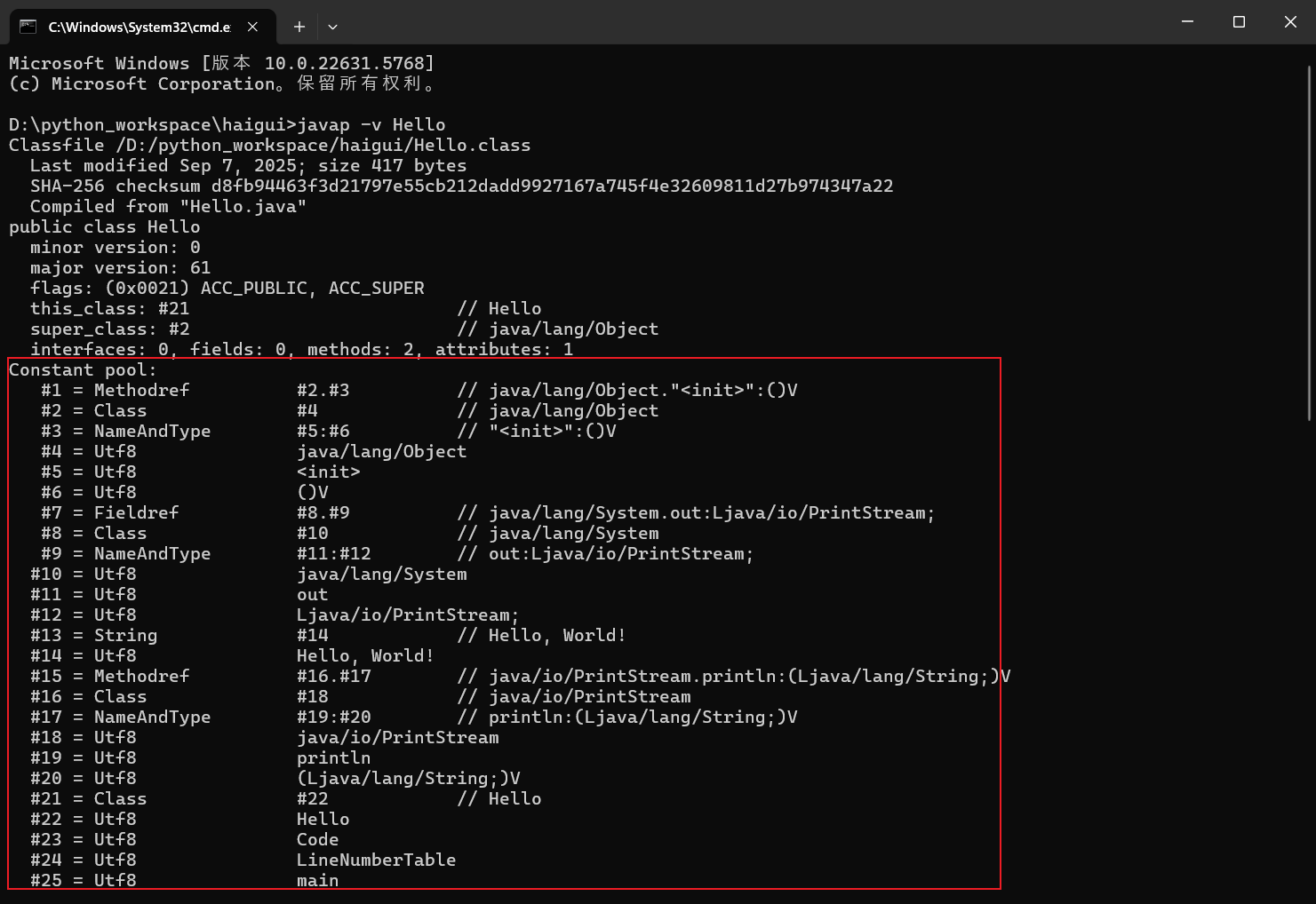 Java 字节码进阶1：深入解析 class 文件结构-CSDN博客