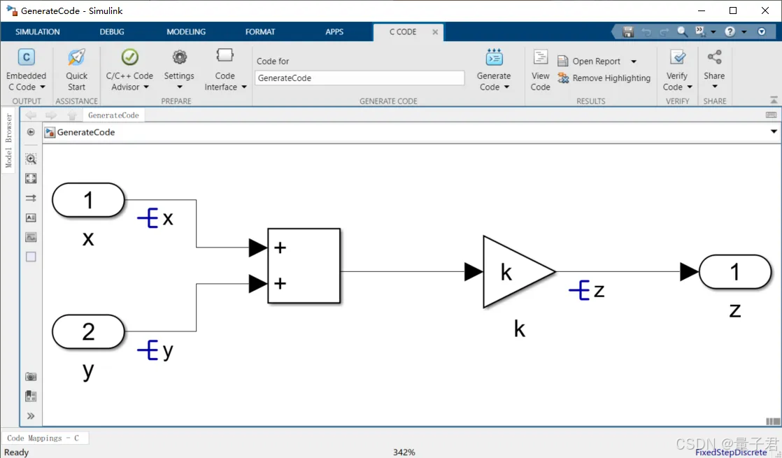 【Matlab学习日记】① Sinmulink自动代码生成教程_matlab自动生成代码-CSDN博客