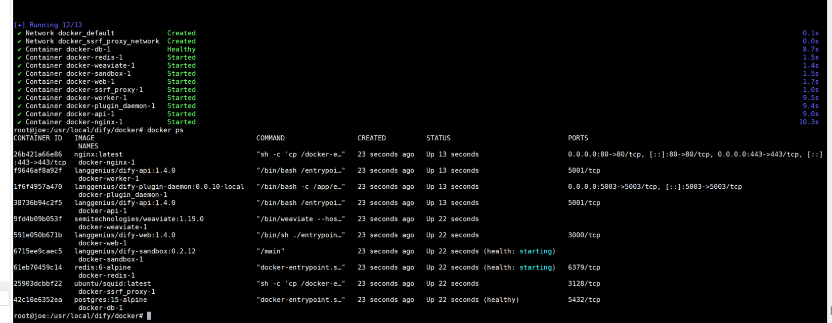 【Dify】【1】ubuntu22.04安装docker部署dify1.4.0_dify1.4.0 docker-CSDN博客