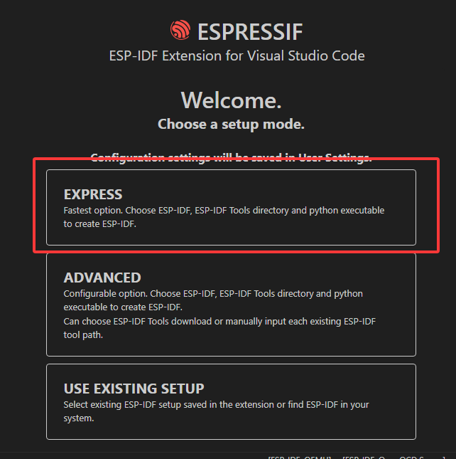 VScode插件一键安装ESP-IDF（新手推荐，Windows/Linux）_linux vscode配置esp-CSDN博客