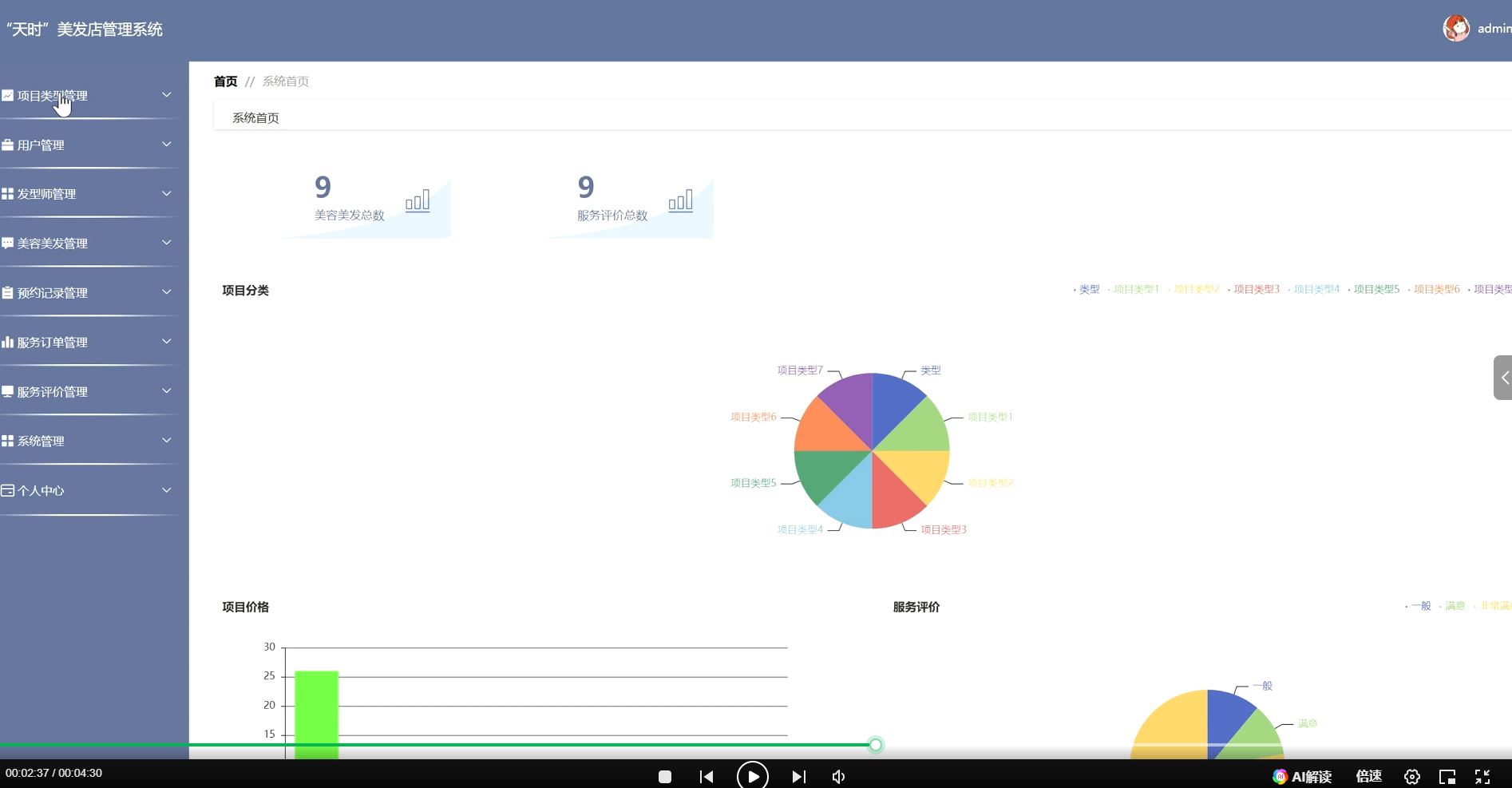 基于数据可视化大屏springbootvue的时尚美发店管理平台设计和实现源码lw部署讲解美容美发数据大屏 Csdn博客
