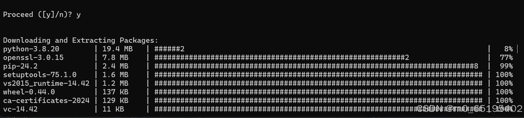 案例环境搭建-anaconda_conda create --name myenv python=3.8-CSDN博客