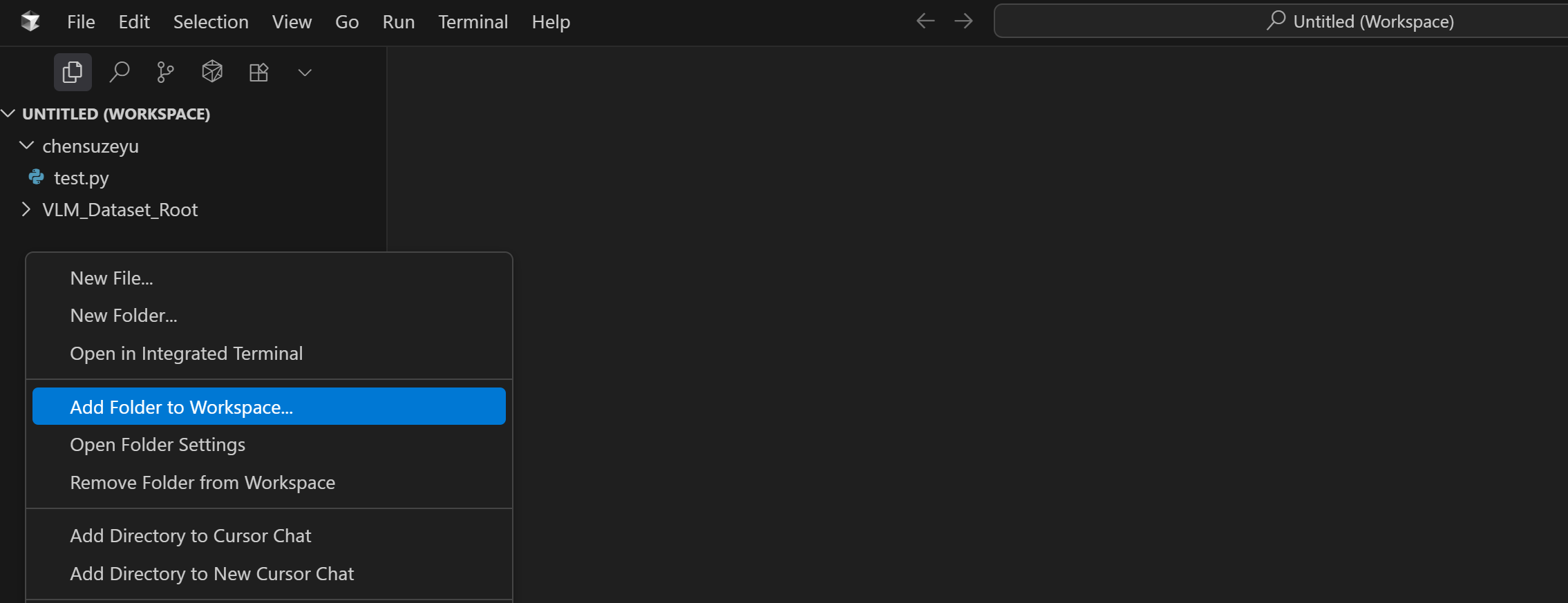 [ 已解决 ] Cursor ssh 打开文件夹目录后，聊天框不能 chat 卡住（方案：多根工作区 multi-root workspace）_cursor ssh 对话没反应-CSDN博客