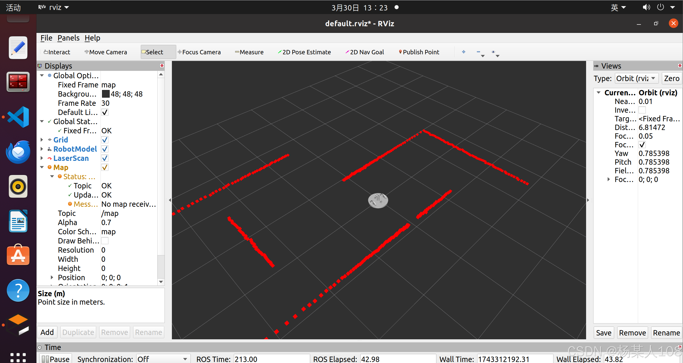 利用slam算法的gmapping建图出现no map received的问题-CSDN博客