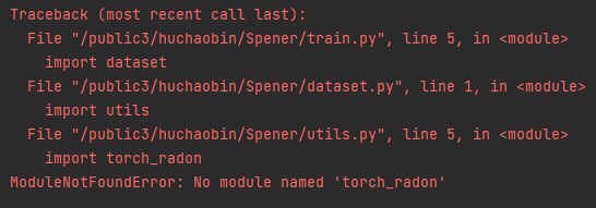 【pip】ModuleNotFoundError: No module named ‘torch_radon‘（已解决）_torchradon-CSDN博客