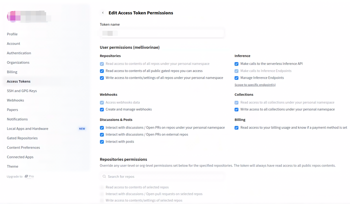 Hugging Face使用笔记_hugging face token-CSDN博客