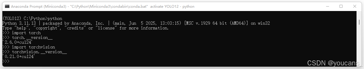 【跟我学YOLO】YOLO12（2）环境配置与基本应用_yolo 12 环境配置-CSDN博客