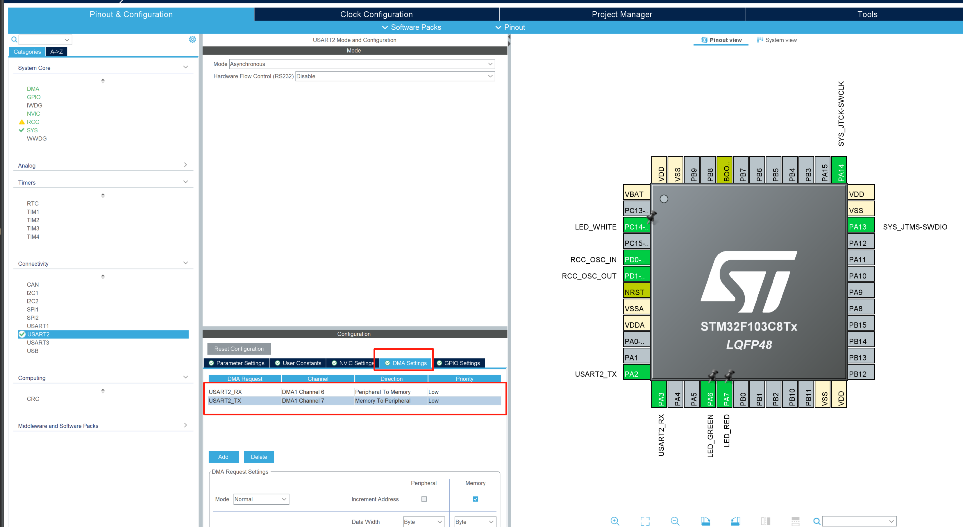 stm32 HAL库【串口】CubeIDE_stm32cubeide 串口中断接收-CSDN博客