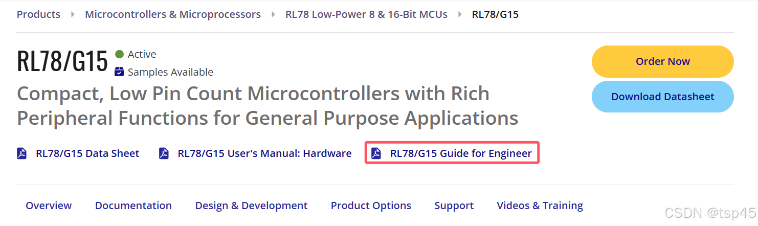 瑞萨RL78/G15评测_r7f0c907b2技术资料-CSDN博客