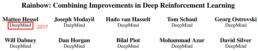 【论文_20171006】Rainbow〔DeepMind〕：Combining Improvements in Deep Reinforcement Learning_rainbow ...