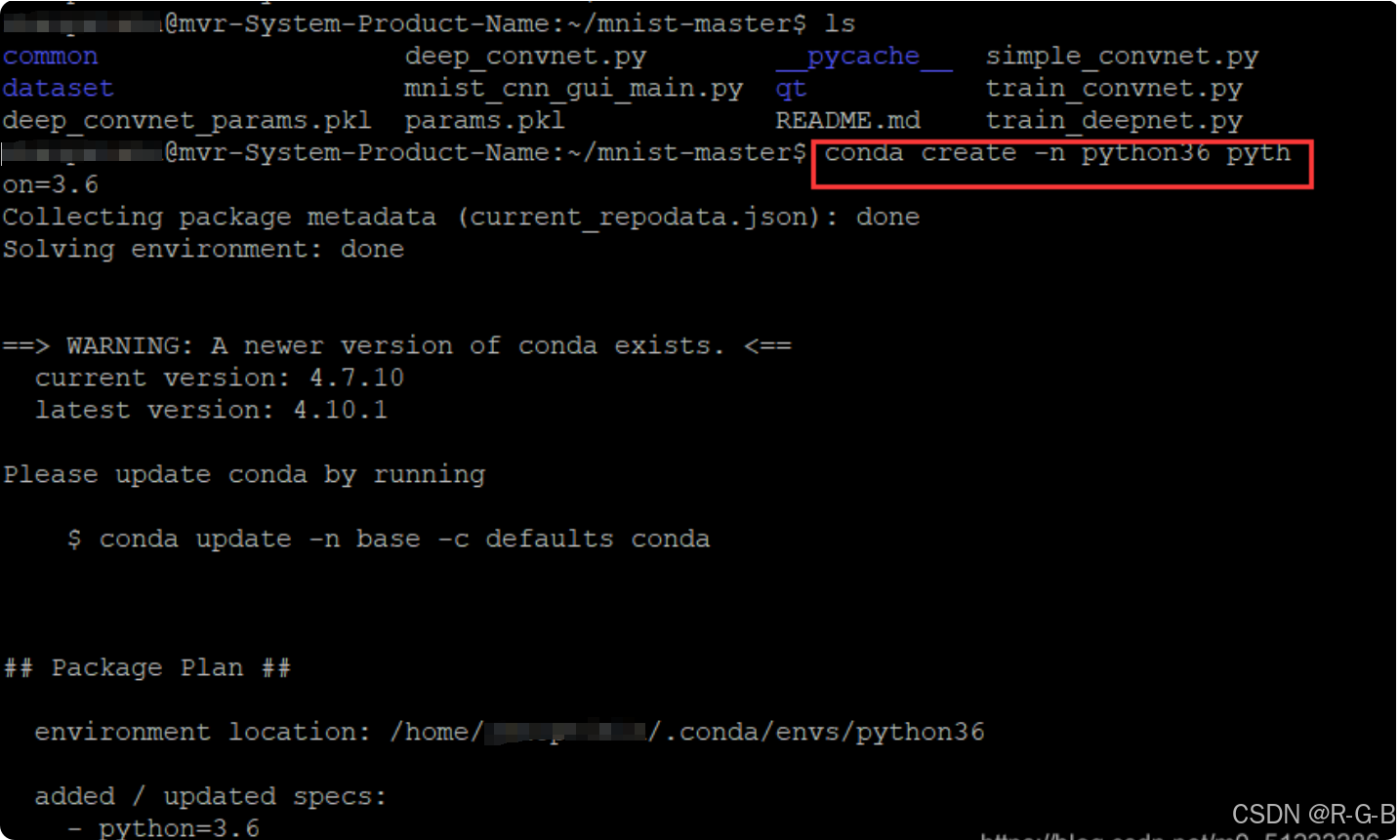Ubuntu服务器运行训练python程序 进入目标文件夹、创建python环境、激活环境、执行训练程序、nvidia Smi查看服务器使用情况 Csdn博客