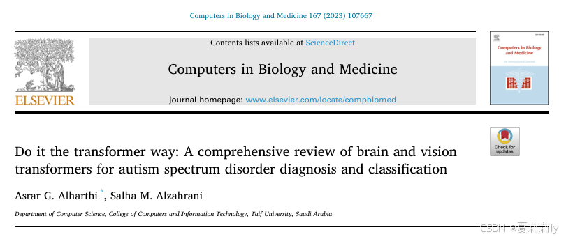 [CIBM 2023]Do it the transformer way: A comprehensive review of brain and vision transformers ...