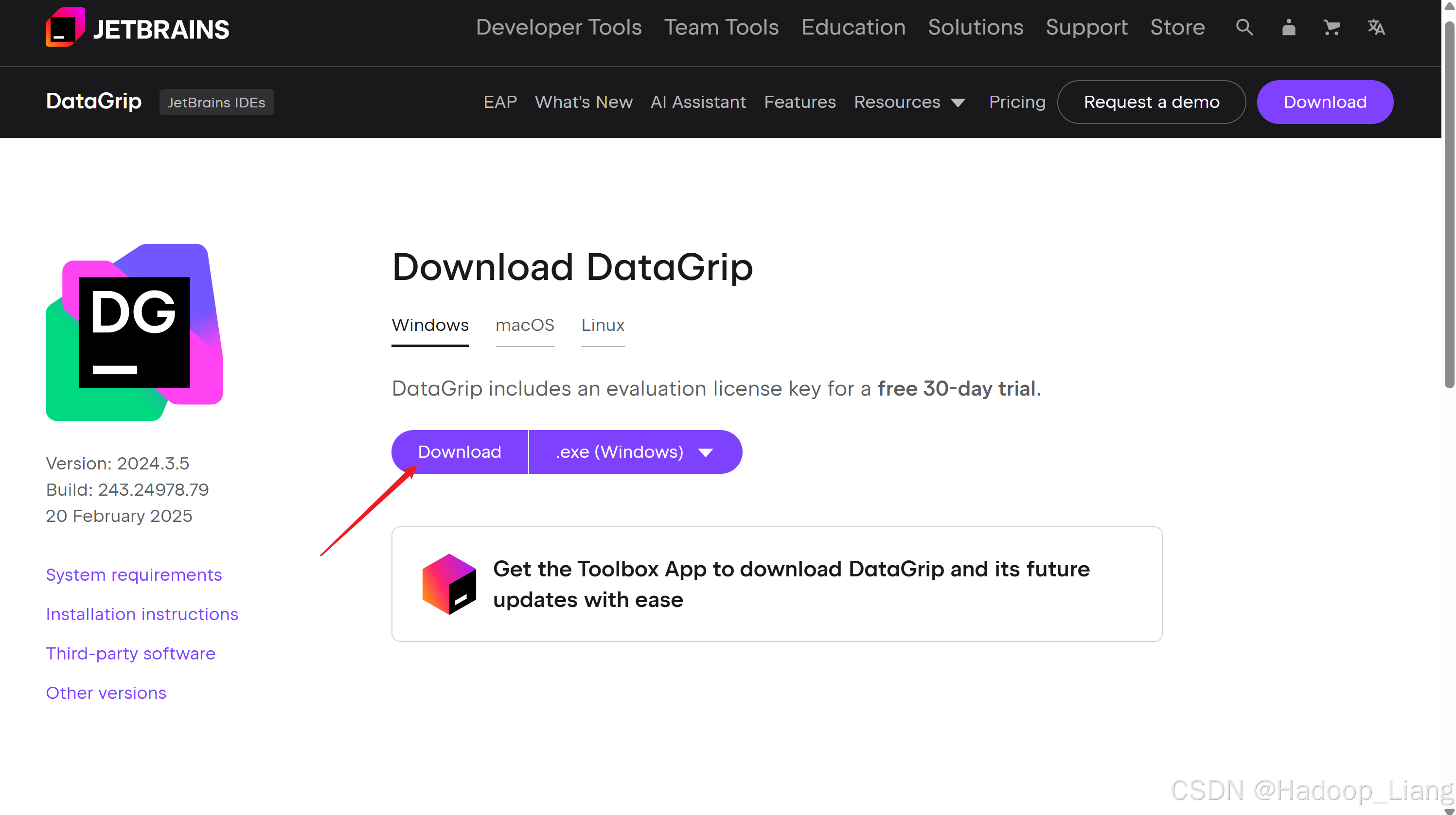 Windows下安装DataGrip_windows datagrip-CSDN博客