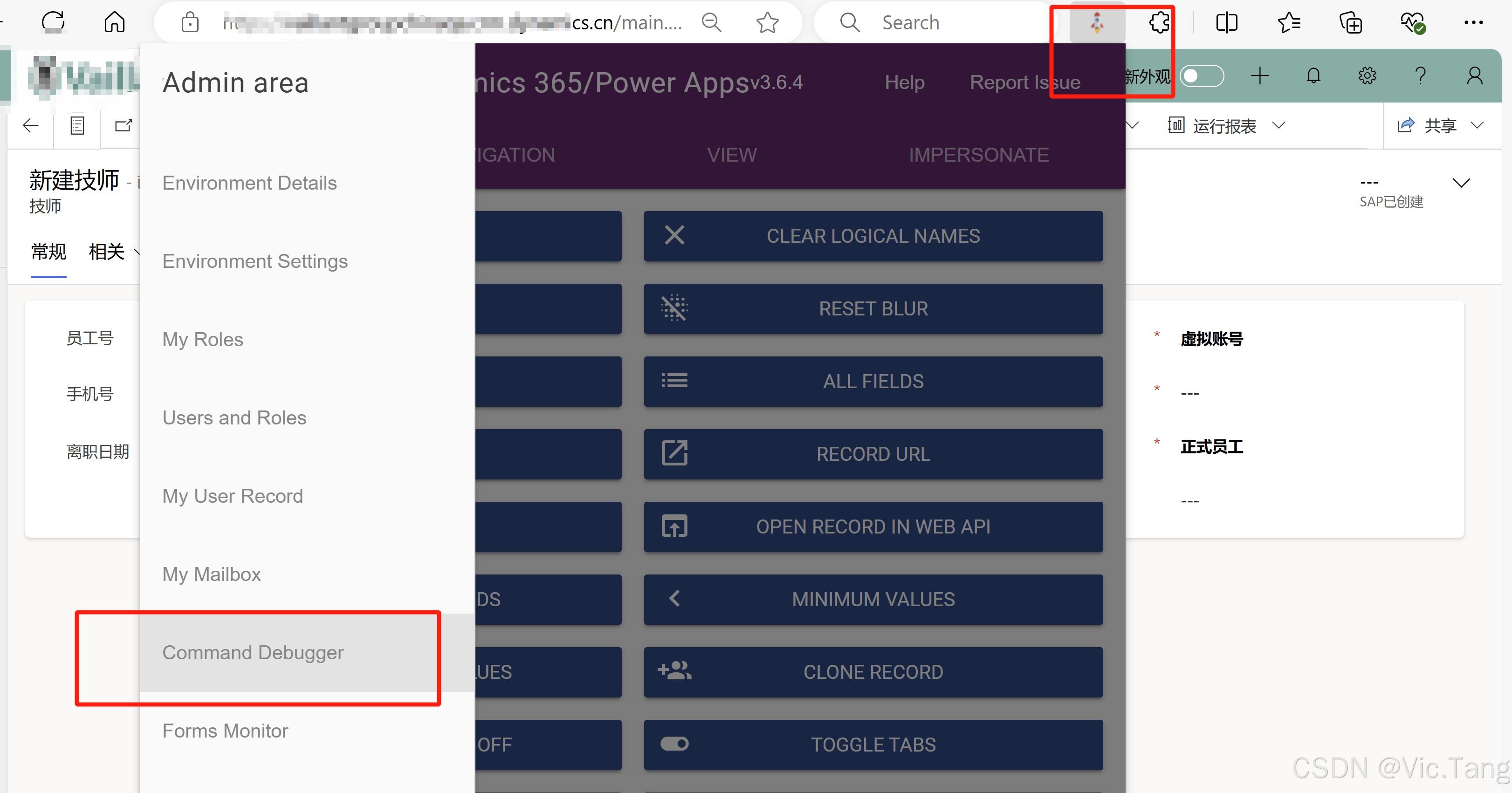 Debug Ribbon button customization using Command Checker in Dynamics 365 CE Unified Interface ...