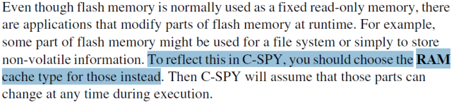调试时Memory窗口中Flash内容不更新_iar memory configuration-CSDN博客