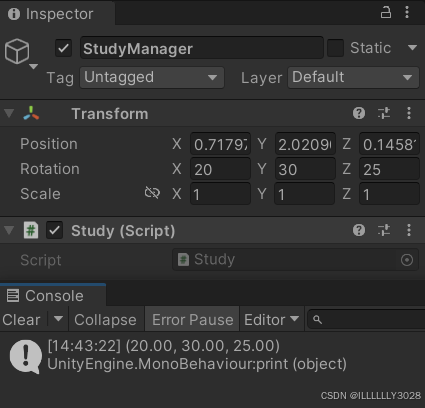 Unity中极其重要的Transform（笔记）_unity transform-CSDN博客