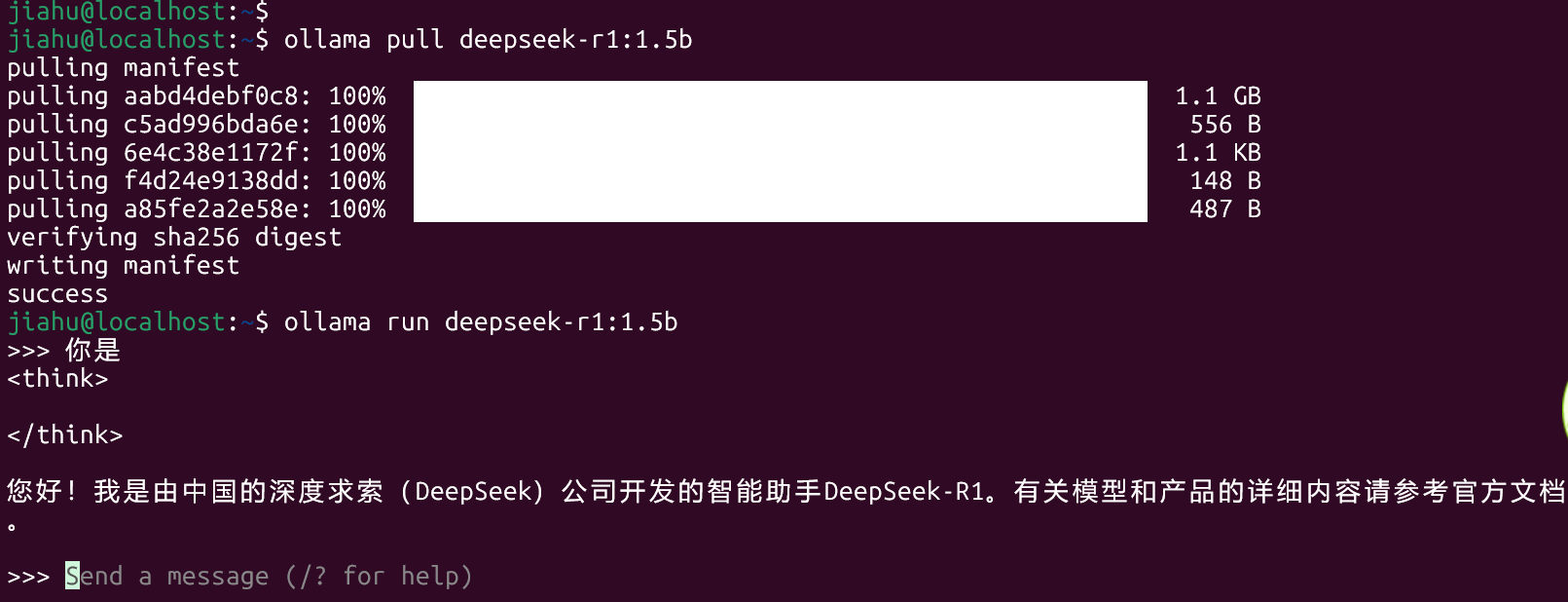 Linux系统安装ollama部署deepseek大模型_linux如何部署大模型-CSDN博客