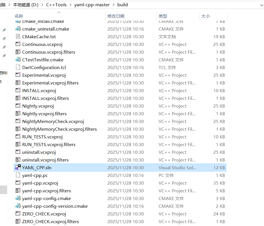 CMake + VS2022 + Win10 + yaml-cpp_yamp-cpp 0.8 cmake-CSDN博客