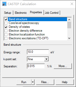 Materials Studio学习笔记（二十）——利用CASTEP模块计算能带和态密度_otfg ultrasoft-CSDN博客