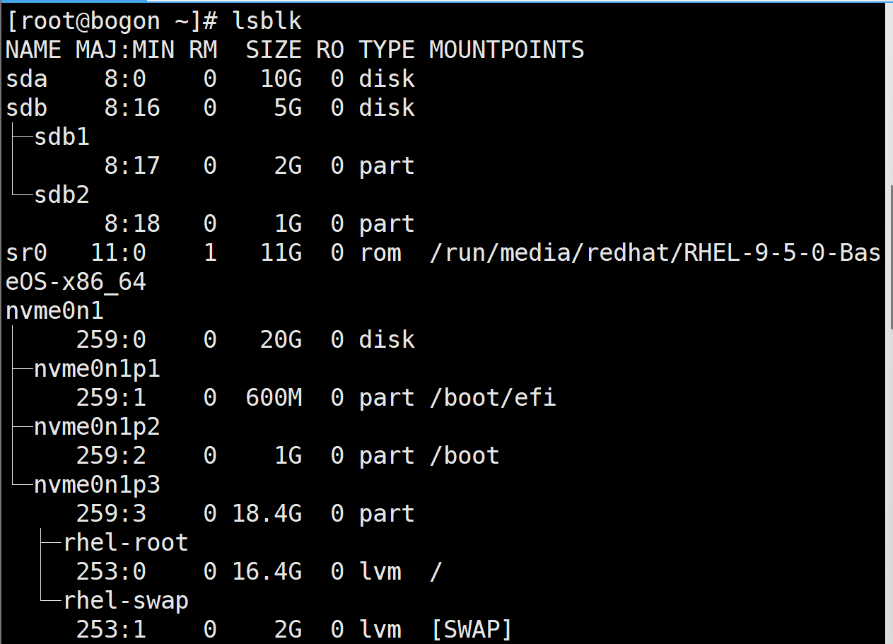 RHCSA---磁盘操作-CSDN博客