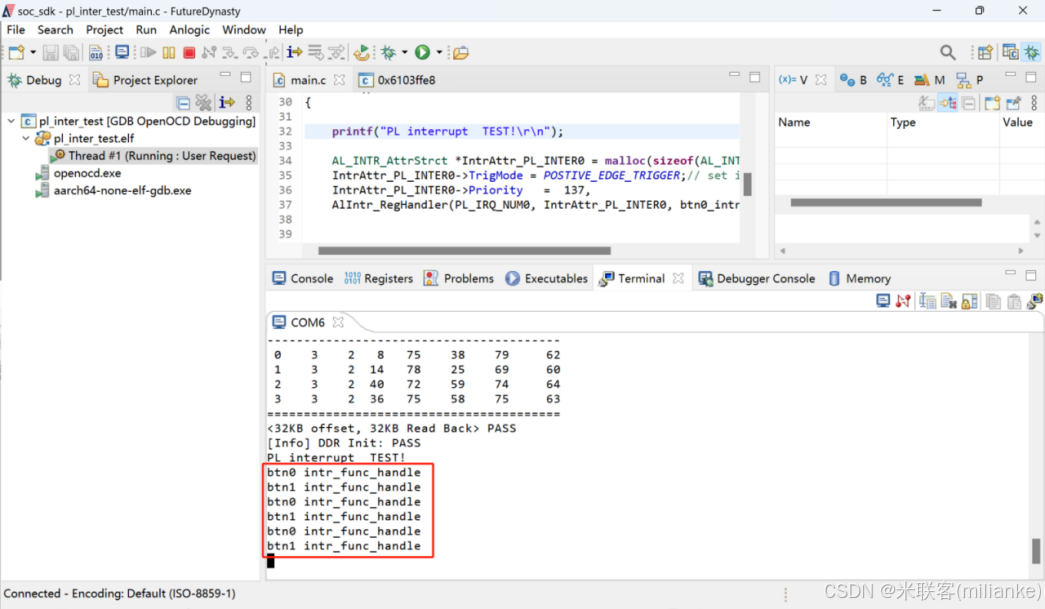 [米联客-安路飞龙DR1-FPSOC] SDK入门篇连载-08 PL中断实验_安路soc开发中将连个模块连接起来-CSDN博客