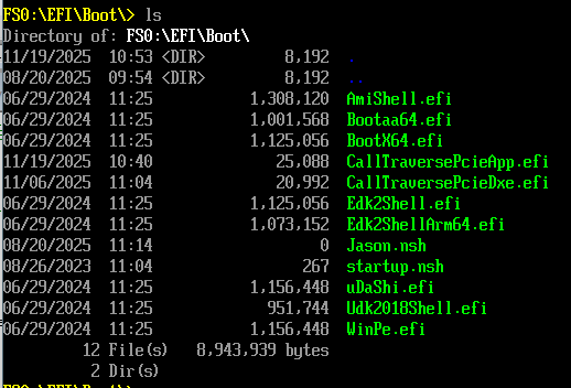 使用UEFI application去调用遍历pcie设备配置空间的DXE driver_uefi shell下获取pci配置空间的命令-CSDN博客