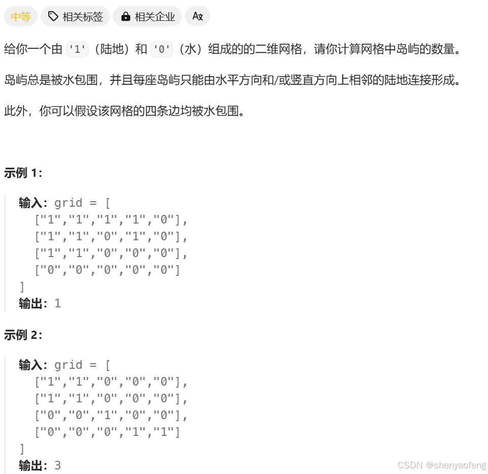 LeetCode热题100中 54. 64. 198. 200. 994.-CSDN博客