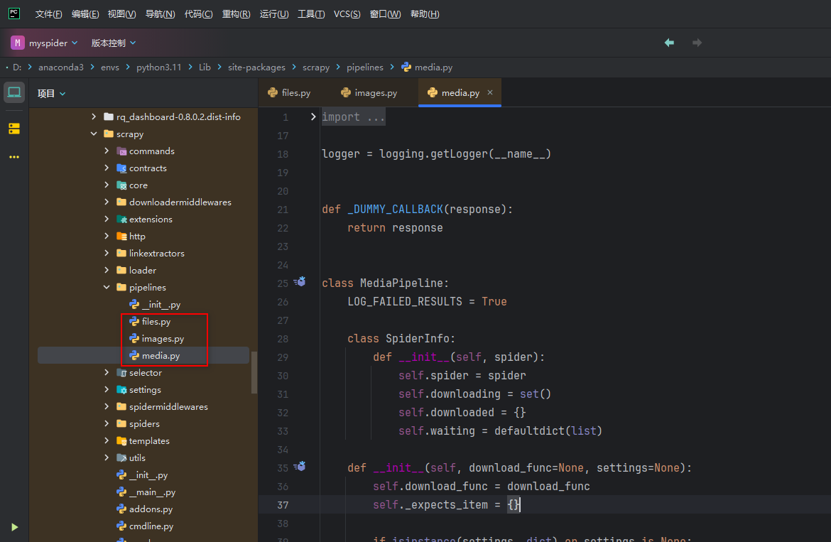 scrapy 下载器中间件、spider中间件、pipeline(item管道)_scrapy 下载中间件-CSDN博客