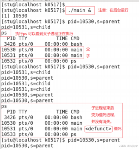 Linux 僵死进程_linux exit(0) -CSDN博客