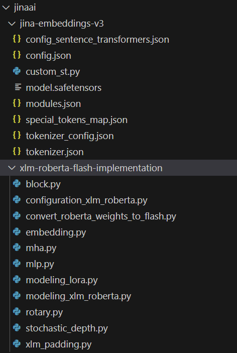 jina-embeddings-v3本地执行报错jinaai/xlm-roberta-flash-implementation does not appear to have-CSDN博客