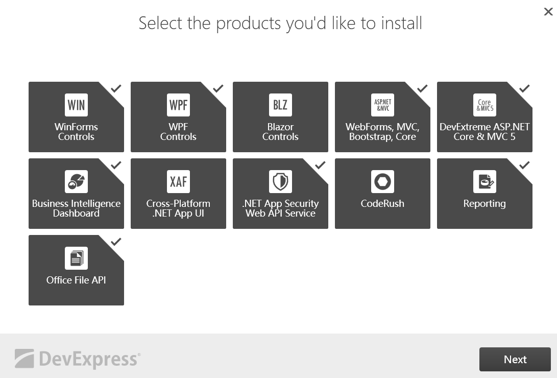 【VS2022--ASP.NET】DevExpress 安装（自记录）_devexpress vs2022-CSDN博客