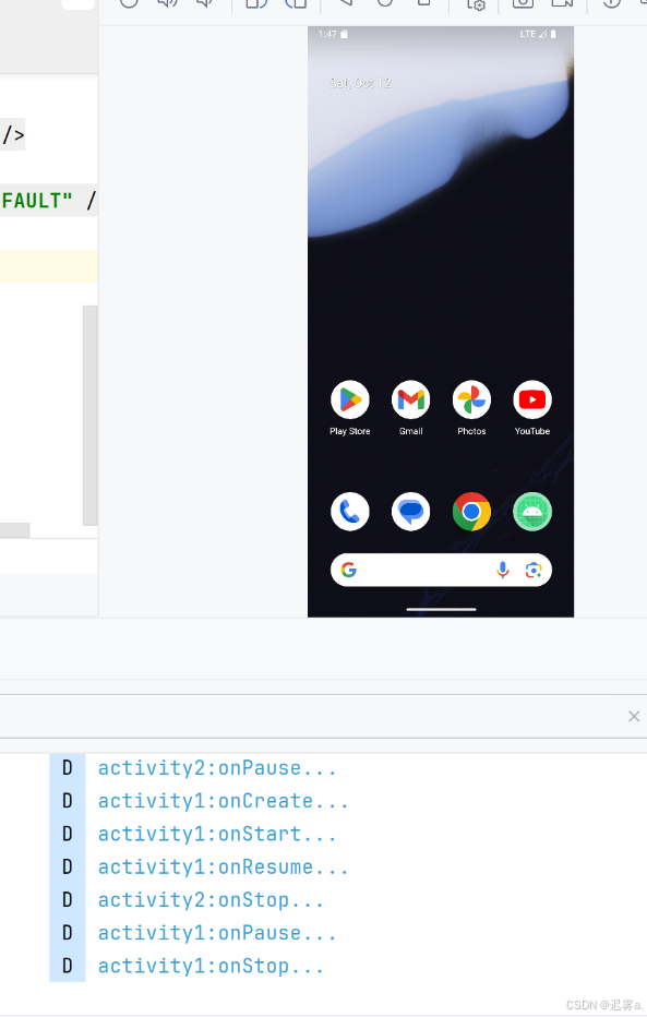 AS实现两个页面之间相互跳转（不传参），观察生命周期_as 修改 mainactivity-CSDN博客