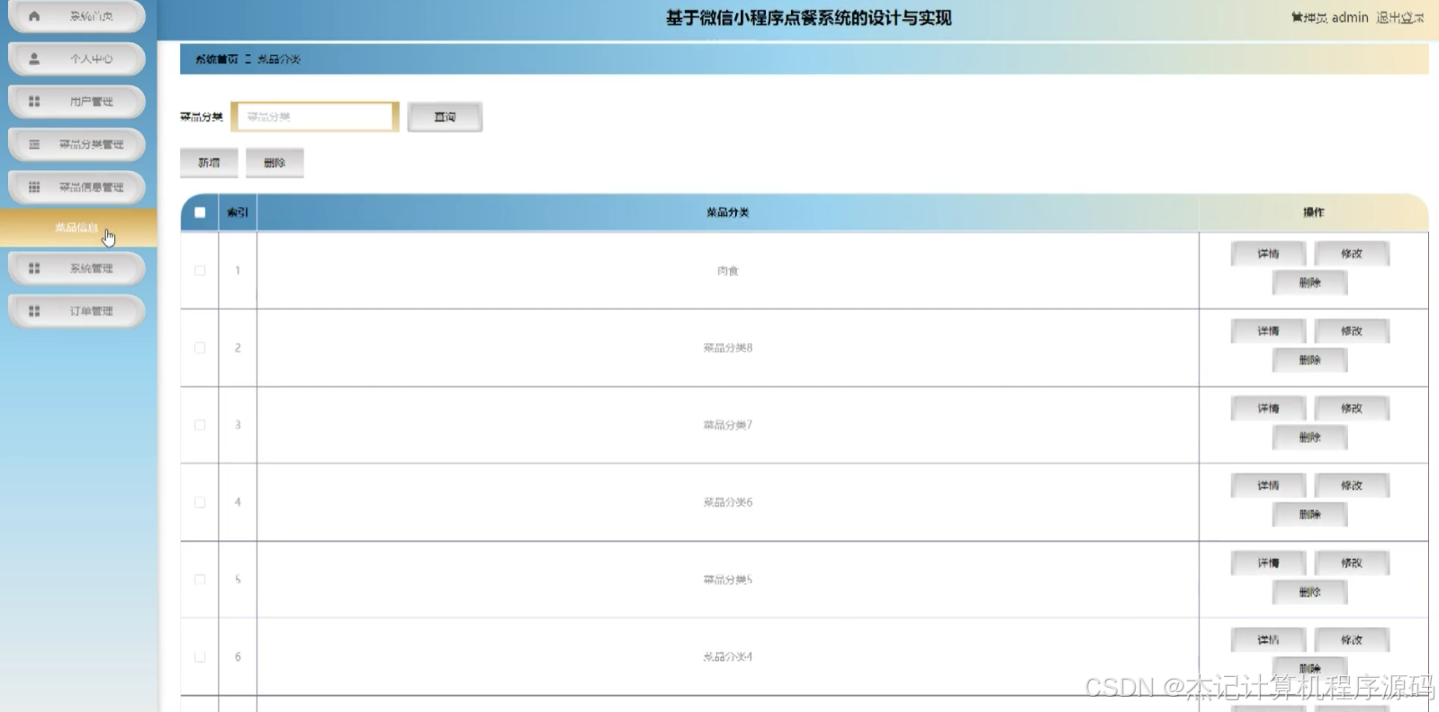 【开题报告】基于springbootvue基于微信小程序点餐系统的设计与实现(程序源码论文 计算机毕业设计小程序设计与实现开题报告