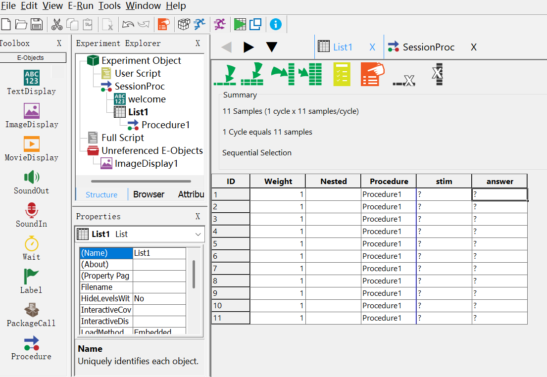 E-prime 界面简要介绍（1）_eprime中怎么删掉流程线-CSDN博客