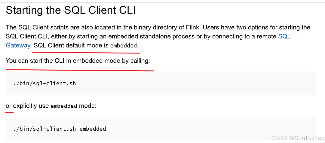 Flink 1.20 SQL Client command issue，close by must typing ‘bin/sql-client.sh embedded shell ...
